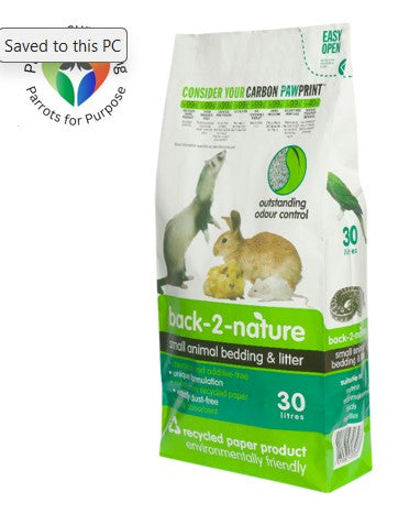 Back 2 Nature - Paper Bedding & Litter – All About Birds